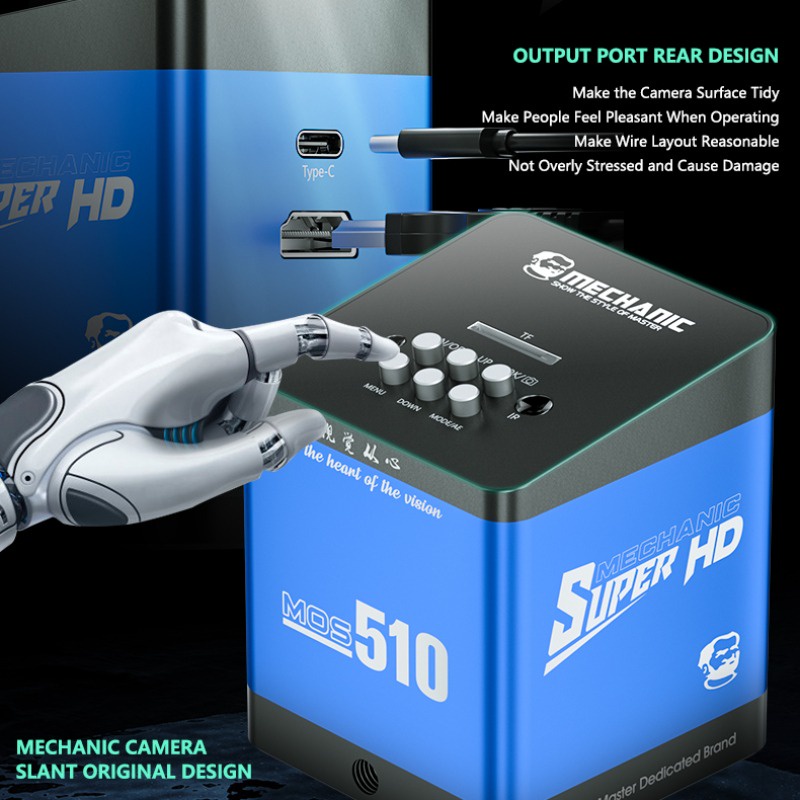 Mechanic MOS-510 HD Camera PL10X/22mm Eyepieces GREENOUGH Optical ...