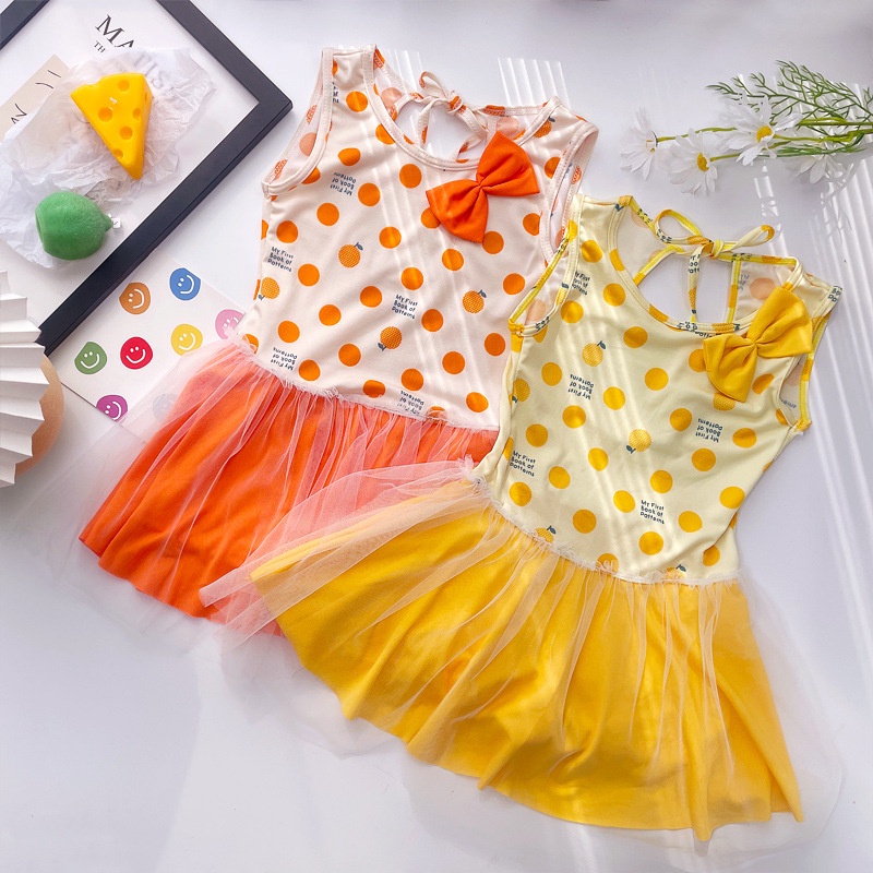 Bellini - girls' swimsuit with polka dot motif | Shopee Philippines