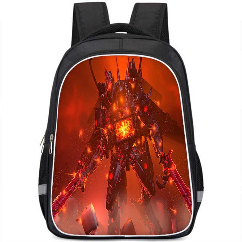 Skibidi Toilet backpack for kids Titan Audio Man vs Titan Monitor Large ...