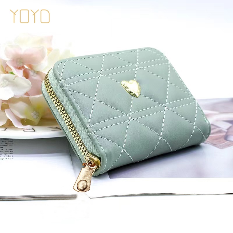 YoYo Fashion Wallet for Ladies Short Wallet Clutch Women Mini Coin ...