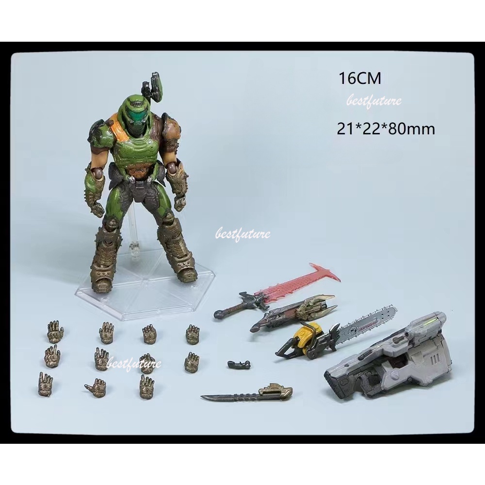 Game Figma SP-140 Doom Slayer Action Figure Articulado Model Doll ...