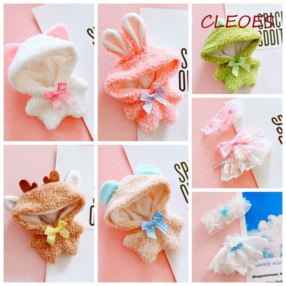 CLEOES 10cm Cotton Doll Clothes, Dress Up Onesuit Star Doll Clothes ...