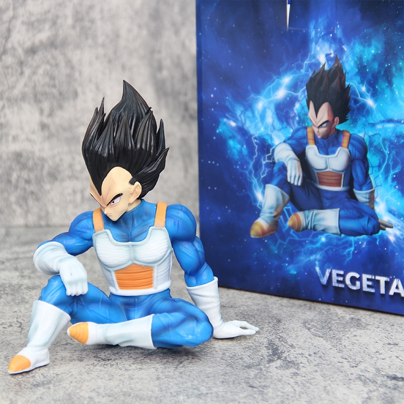 Dragon Ball Figure Sitting Vegeta Statue | Shopee Philippines