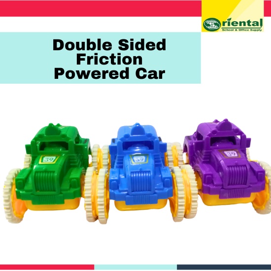 Double Sided Mini Car Friction Powered Car Rotation Inertia Push And Go ...