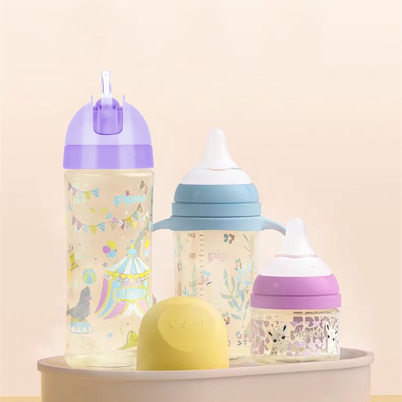 Pigeon Bottle Straw Cap Puting Straw baby Botlle feeding straw botol ...