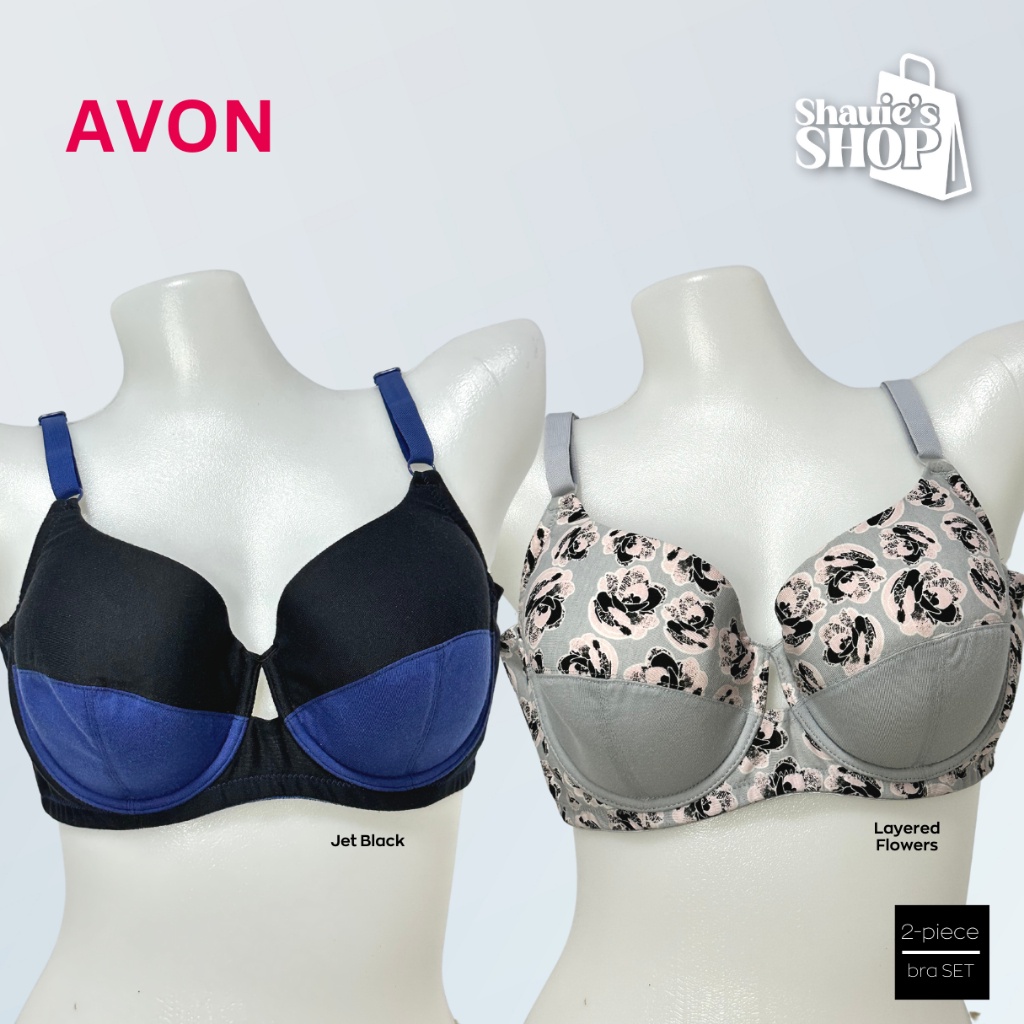 AVON Melanie Underwire Full Cup 2-pc Bra Set By Avon Products Original ...