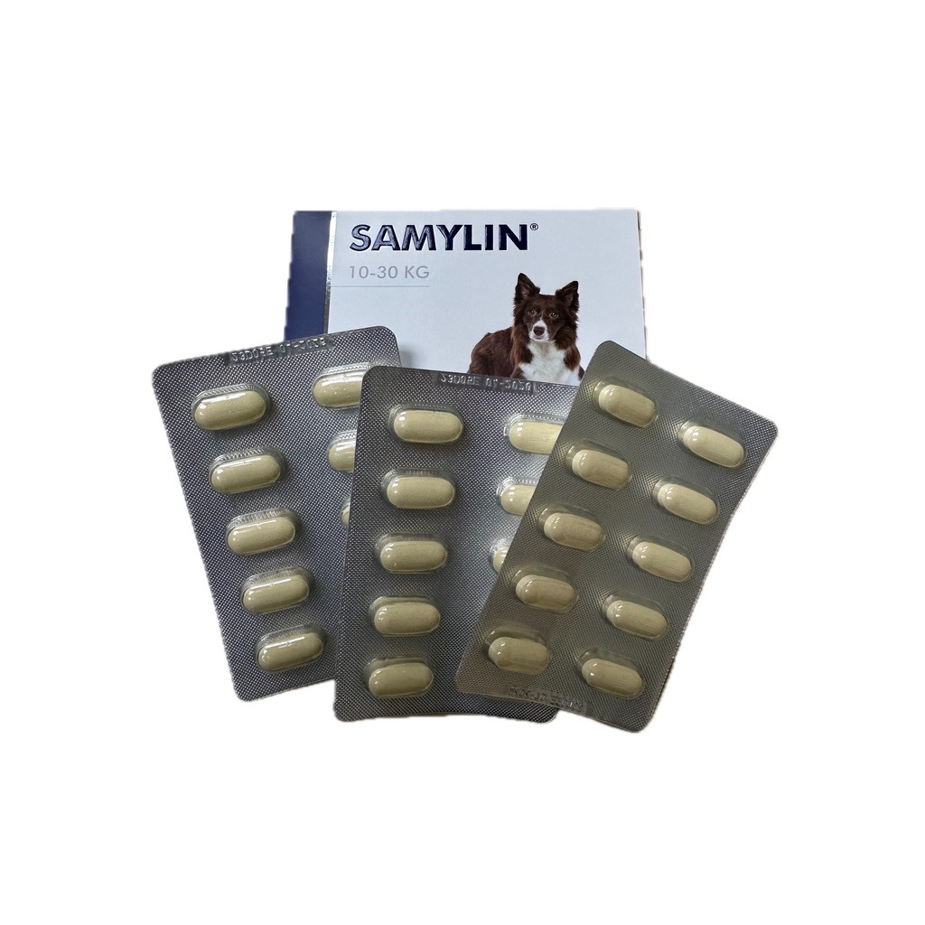 VETPLUS SAMYLIN LIVER SUPPLEMENT FOR DOGS AND CATS (10 OR 30 TABLETS ...