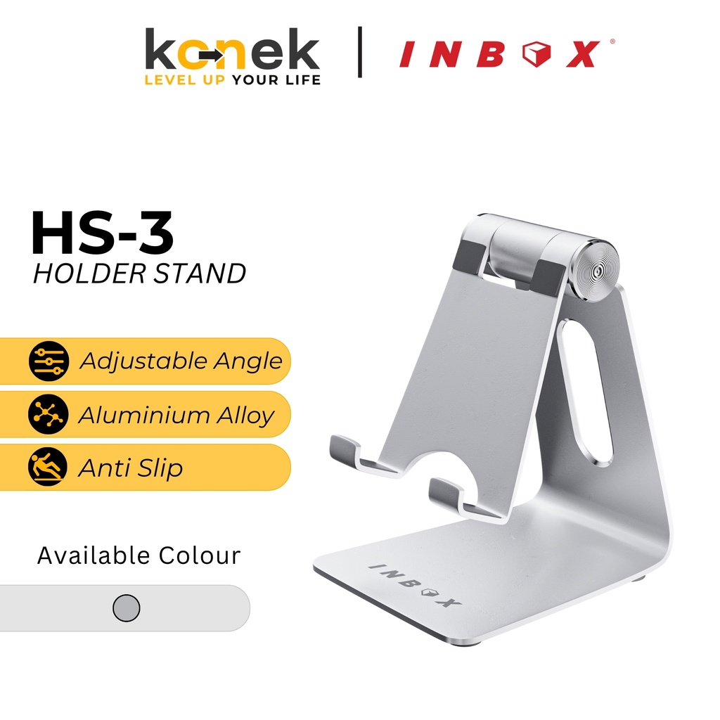 Inbox HS-3 Phone Stand Holder Full Metal Adjustable Angel Cell Phone ...