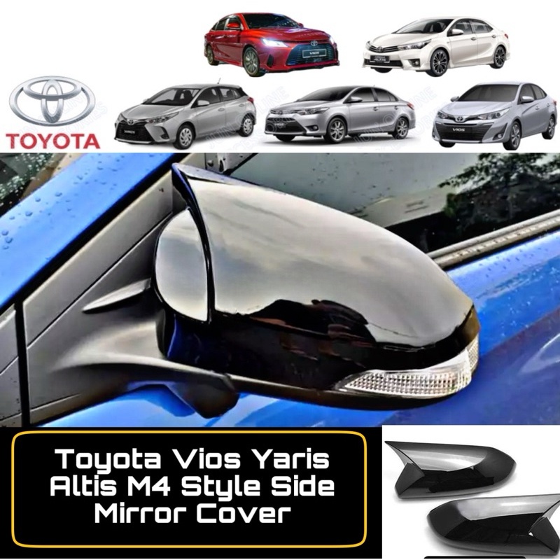 Toyota Vios 2013-2024 Toyota Altis Toyota Yaris Side Mirror Cover M4 ...