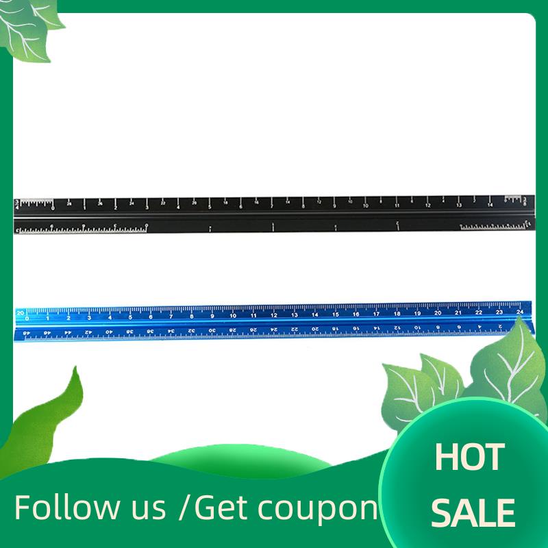 Architectural Scale Ruler 12Inch Aluminum Architect Scale Triangular ...