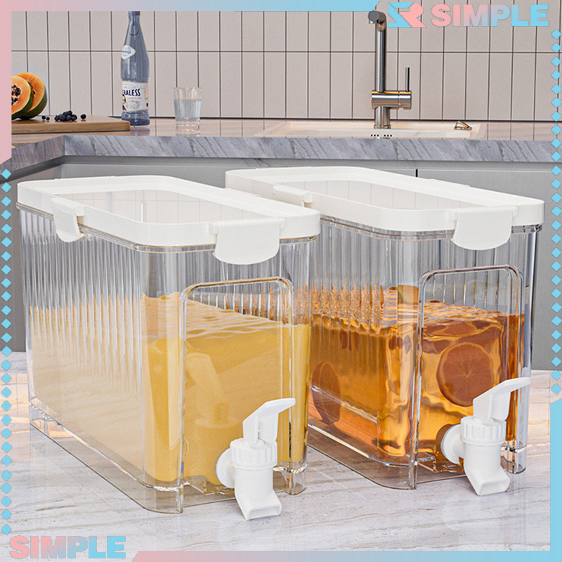 Juice Brevrage Dispenser Refrigerator Water Bucket With Faucet/Filter ...