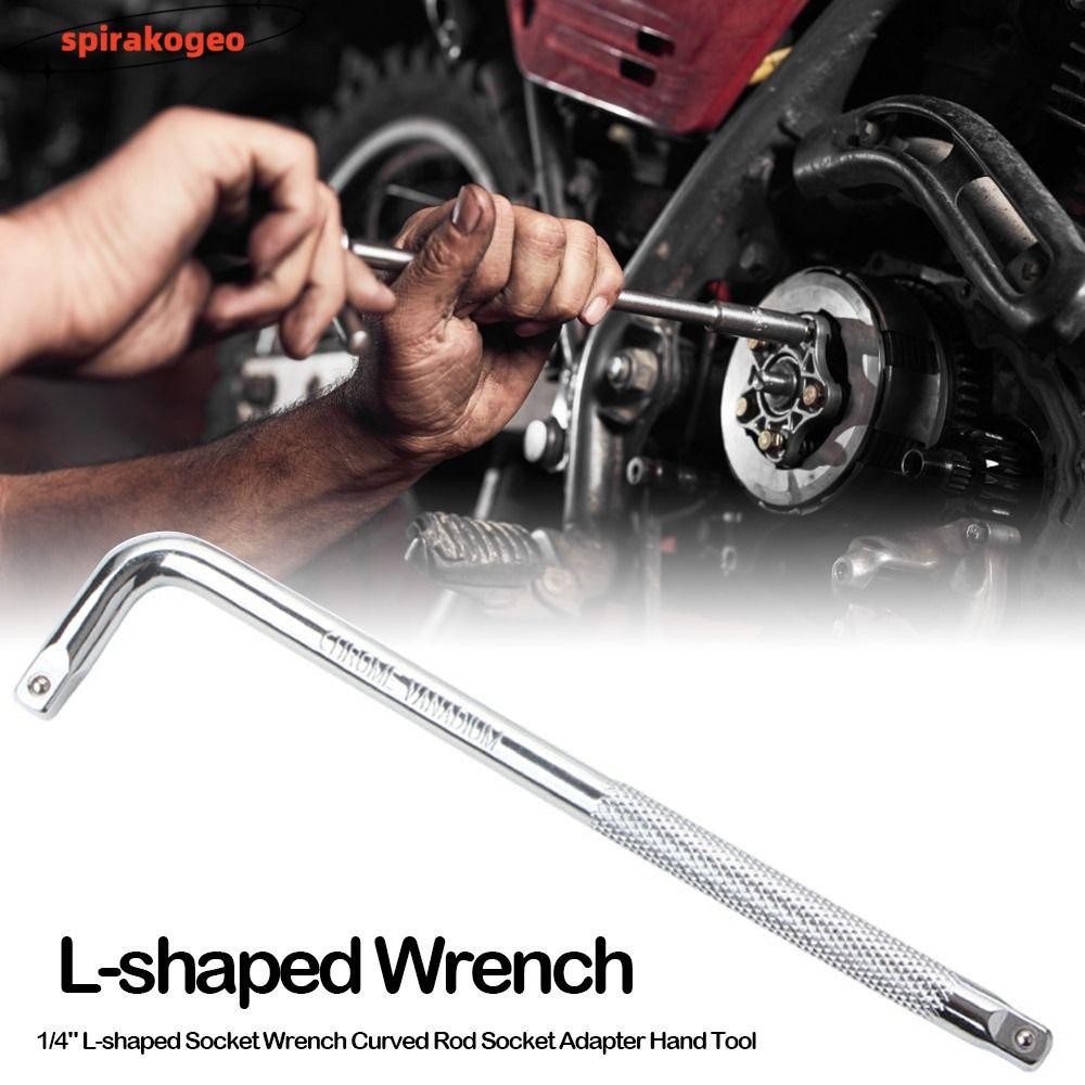 SPIRAKOGEO L-shaped Wrench, 1/4" High Torque L-shaped Spanner, High ...