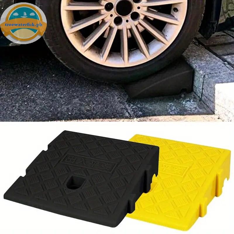 TEFUK Car Wheel Driveway Ramps Portable Tires Curb Ramps Anti-Slip ...