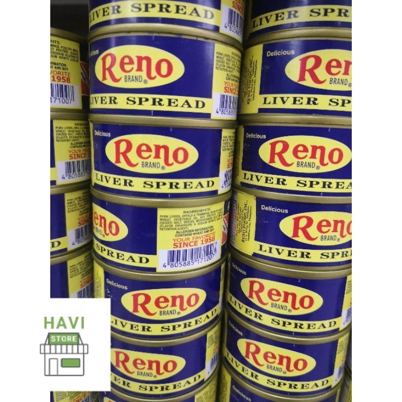 RENO LIVER SPREAD RENO POTTED MEAT FOR MENUDO SPAGHETTI KALDERETA ...