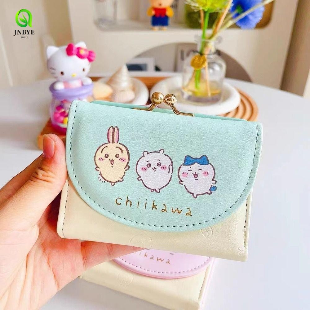 JNBYE Anime Chiikawa Pocket Purse Wallet, Kawaii PU Leather Hachiware ...