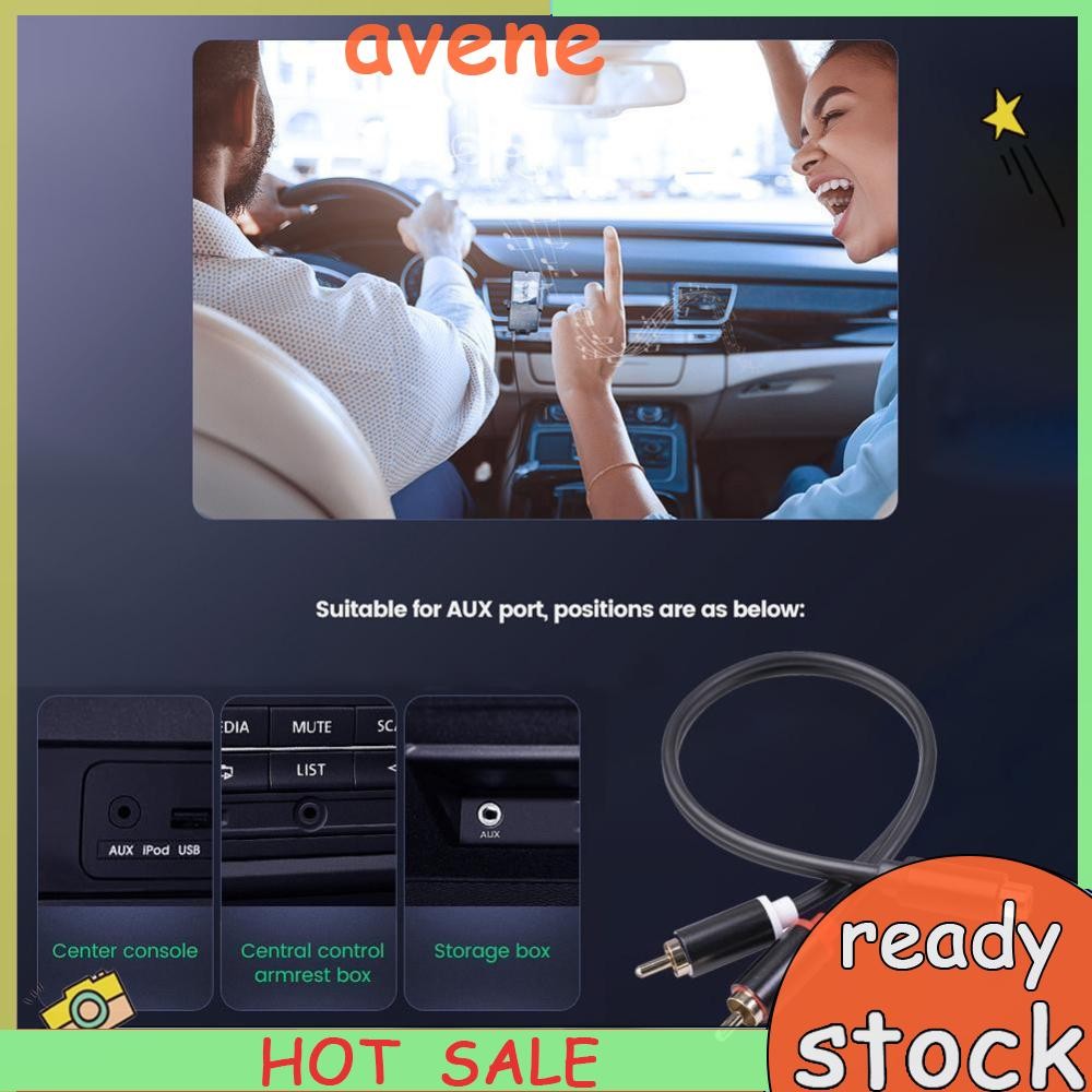 1 RCA Female to 2 RCA Male Y Splitter Gold Plated Connector Cable 29cm [avene.ph] | Shopee ...