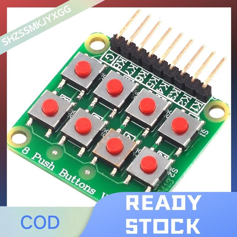 2x4 Keypad 4x2 Keypad 8 Push Buttons Key Board Matrix Keyboard Button for AVR PIC 2x4 Module AVR ...