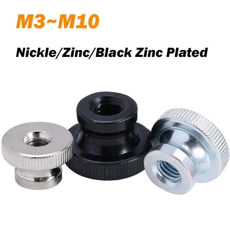 Thumb Nut M3 M4 M5 M6 M8 M10 GB806 Nickle/ZincPlated Double Step Adjust ...