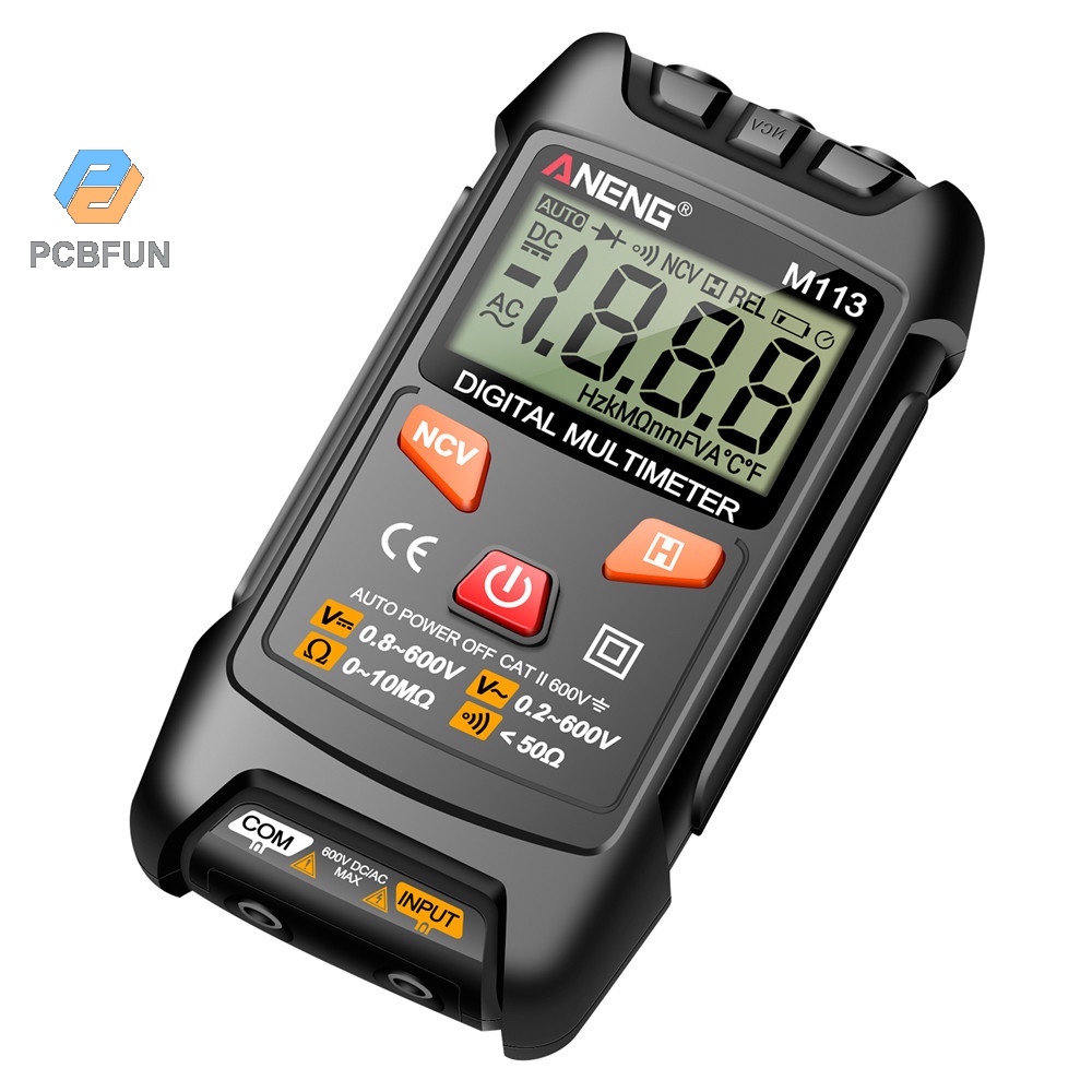 Pcbfun Aneng M113 / M114 /M115 Digital Multimeter Auto Range Ac/dc ...