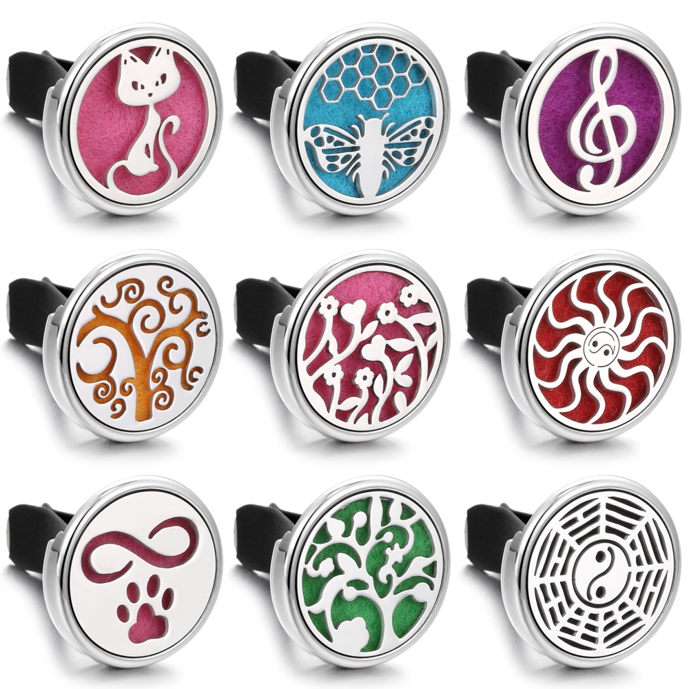 New Car Aromatherapy Diffuser Car Clips Car Air Freshener Perfume ...
