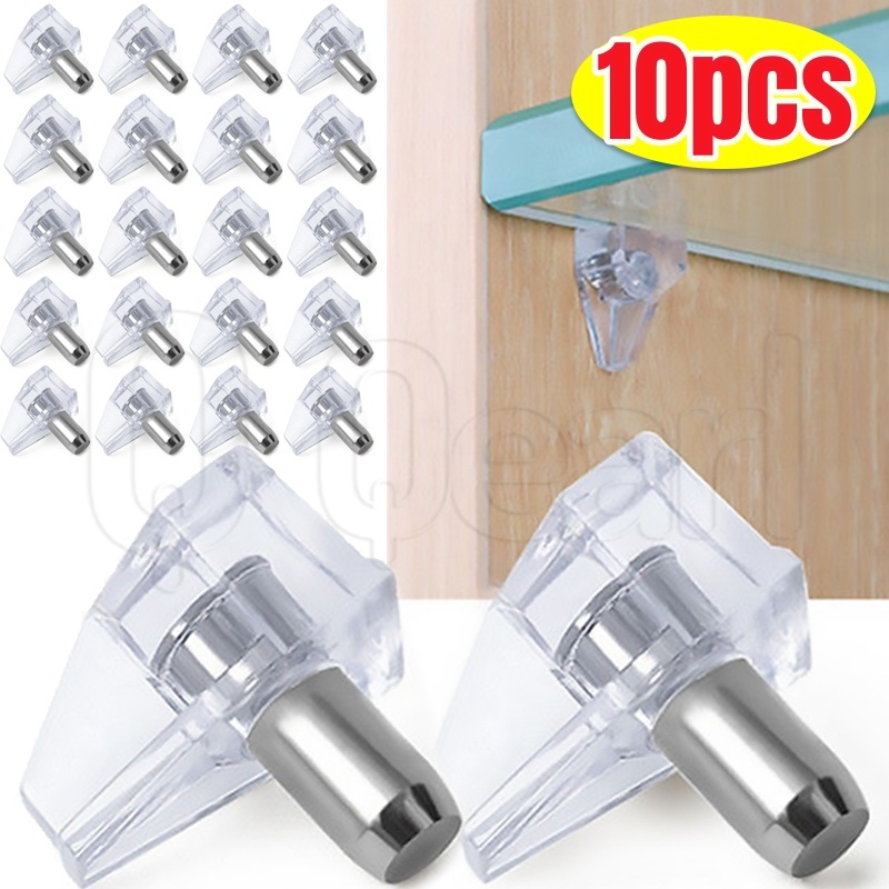 10Pcs Shelf Studs Pegs With Metal Pin / Shelves Brackets Non-slip Fixed ...