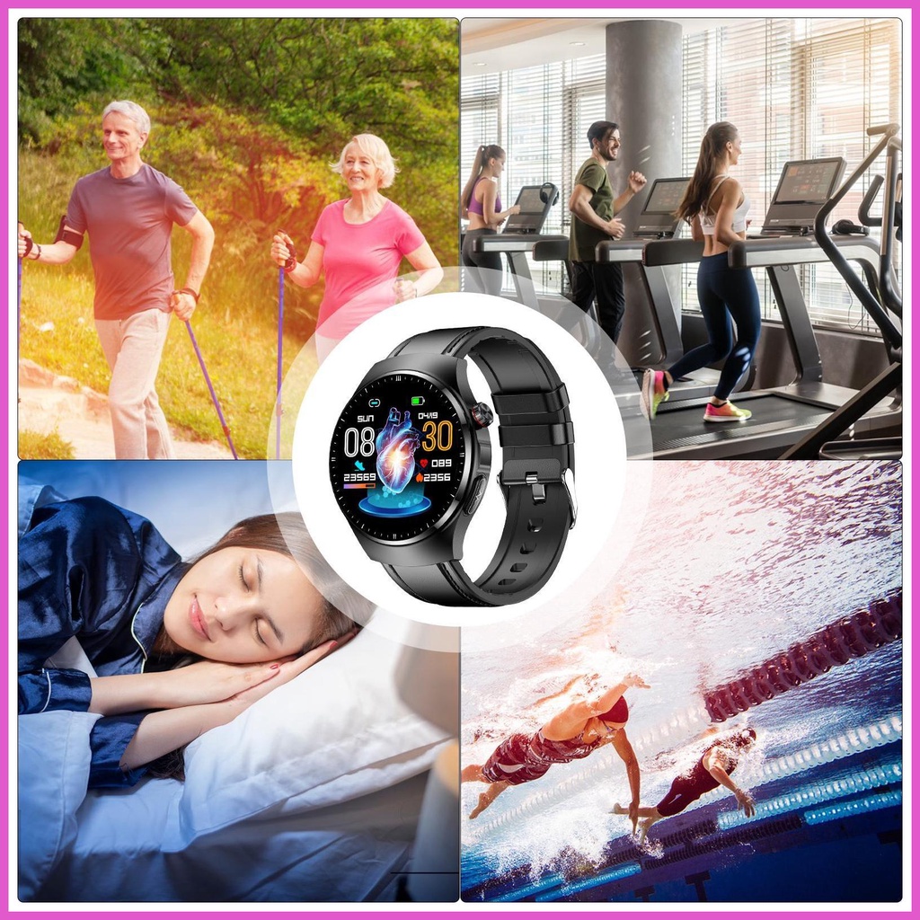 Glucose Monitoring Watch 1.36inch HD Display Smart Watches for Men with ...