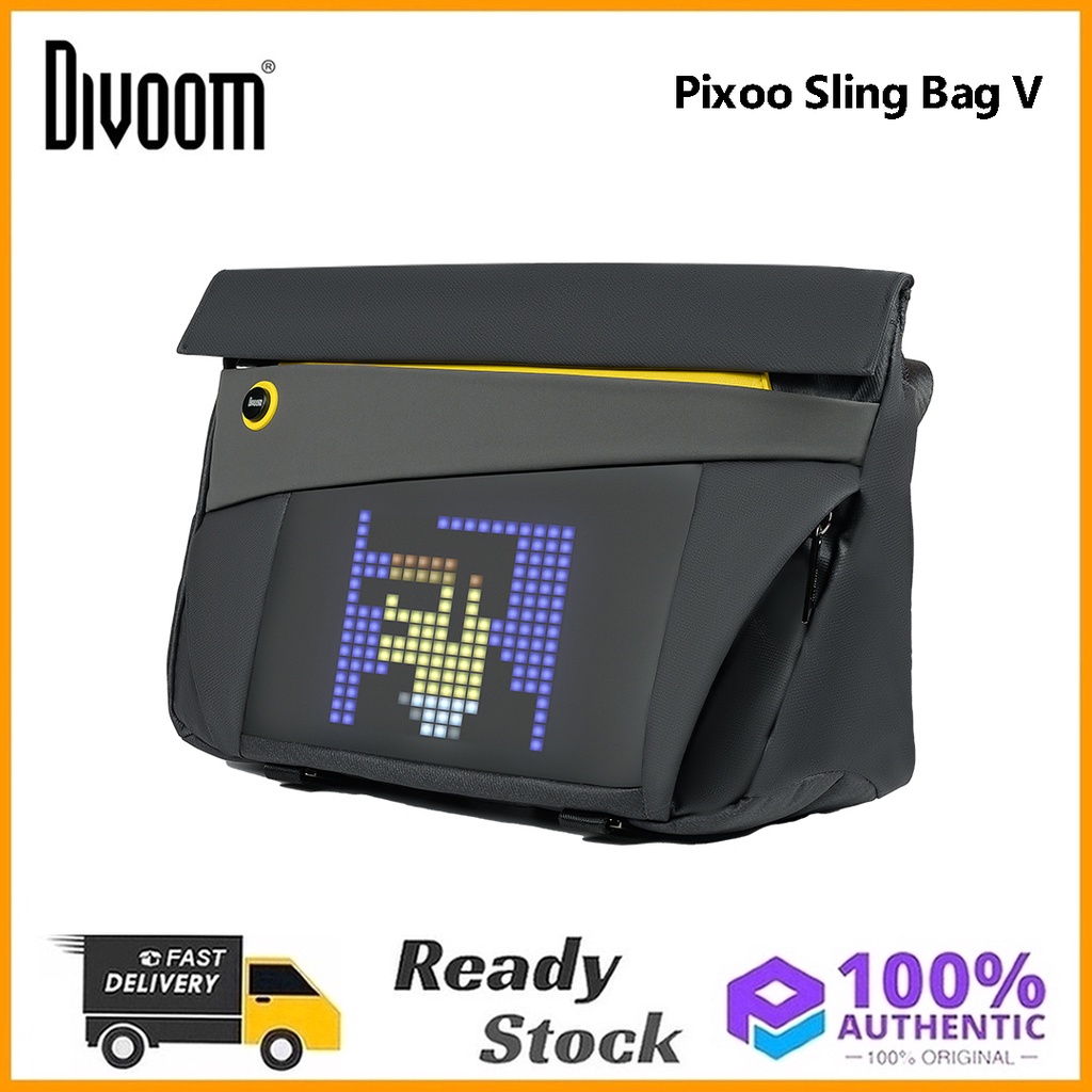 Original Divoom Pixoo Sling Bag V Innovative Smart LED | Shopee Philippines