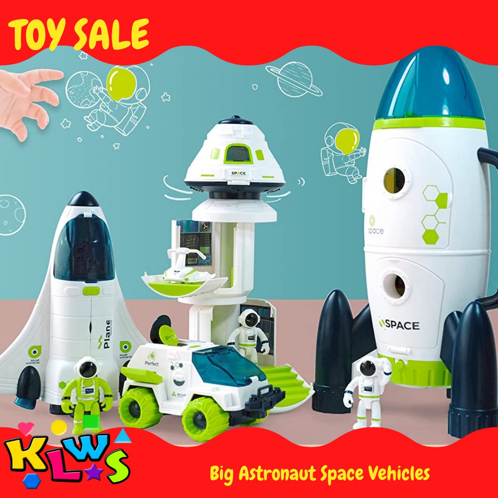 Astronaut Spaceship Set Space Capsule Rover Shuttle Station Rocket ...