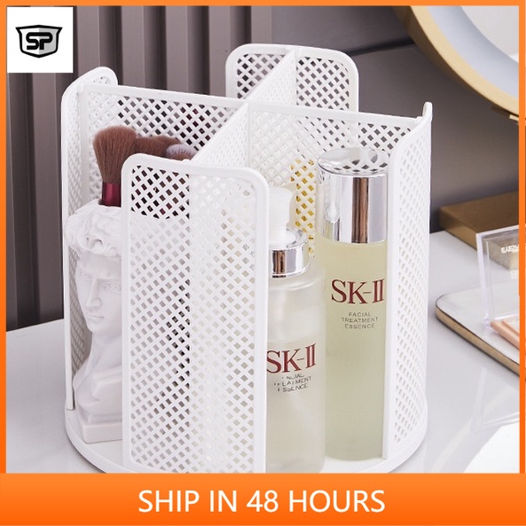 Desktop Rotary Grid Paper Cup Holder Multifunctional Storage Rack ...