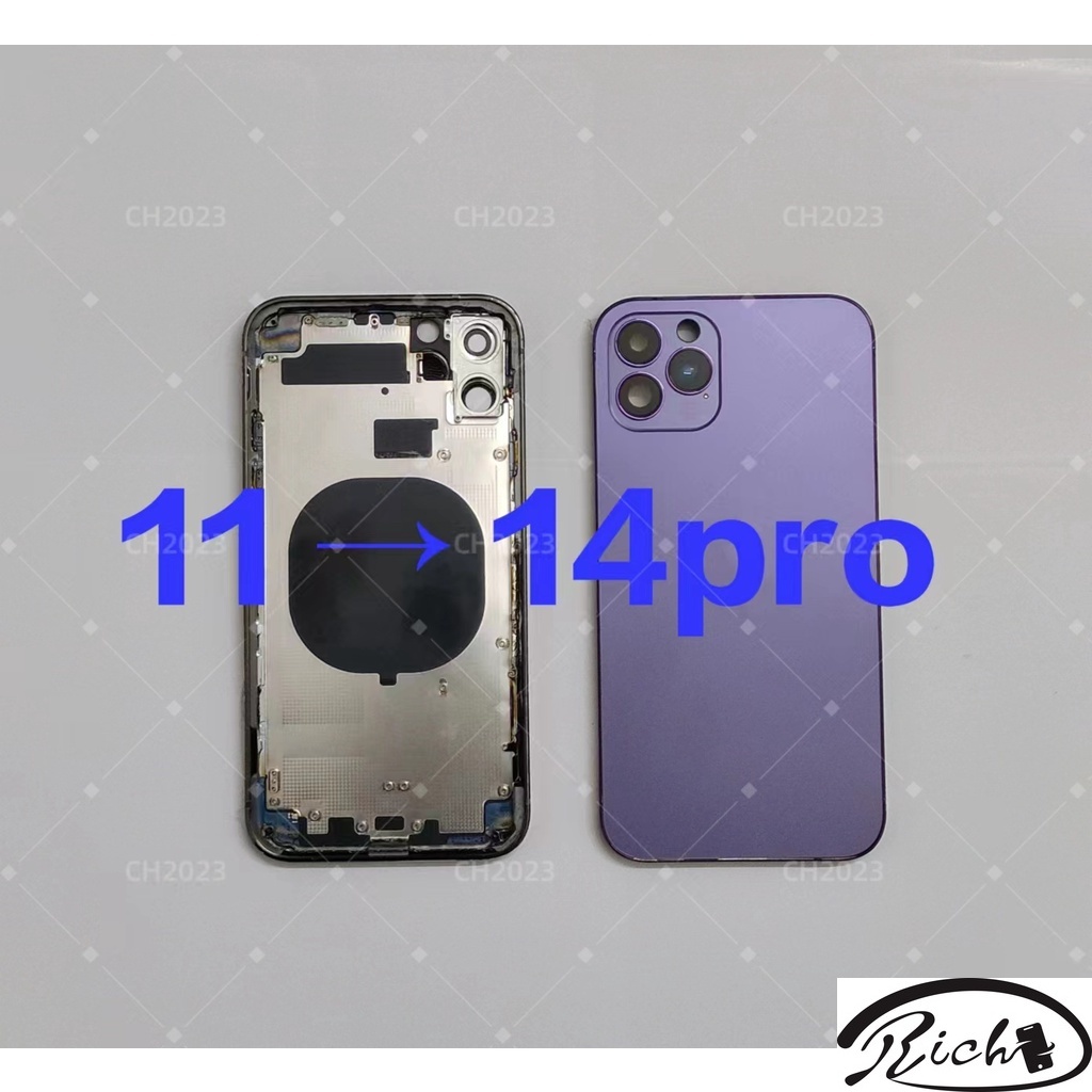 Shiny for iPhone 11 Housing like 14 Pro,iPhone 11 to iPhone 13pro ...