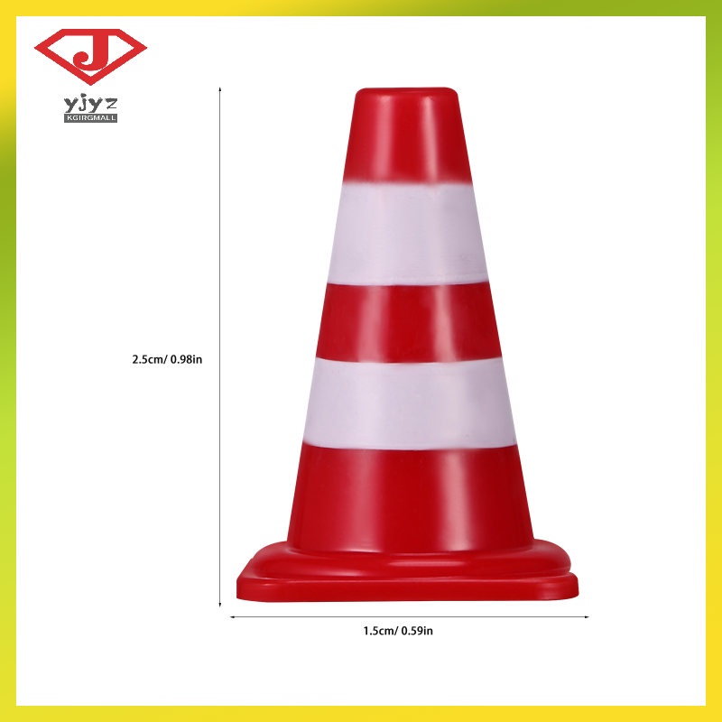Roadblock Simulation Props Traffic Cones Toys Street Mini Signs Child ...