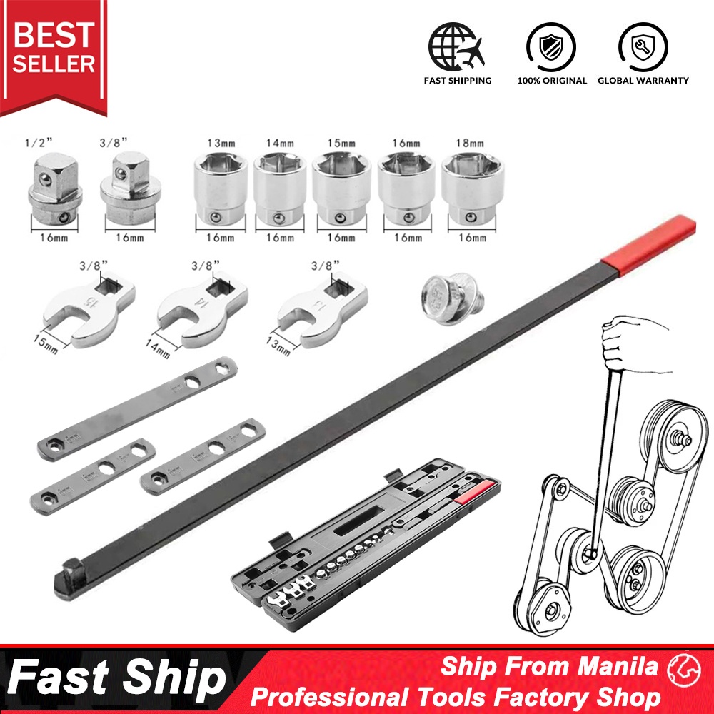 Idler Pulley Adjuster Wrench Belt Tensioner Adjuster Lever Tool ...