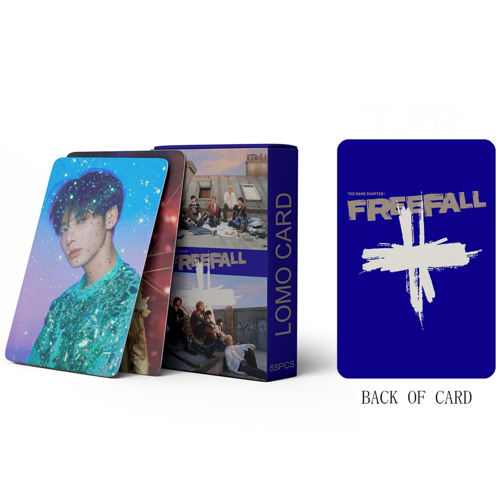 50-55pcs/box TX-T The Name Chapter: FREEFALL Photocards Album Laser ...