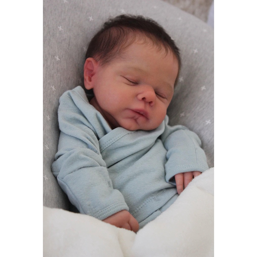 49cm Soft Cotton Body Rebirth Doll Simulation Baby marley Handmade 3D ...