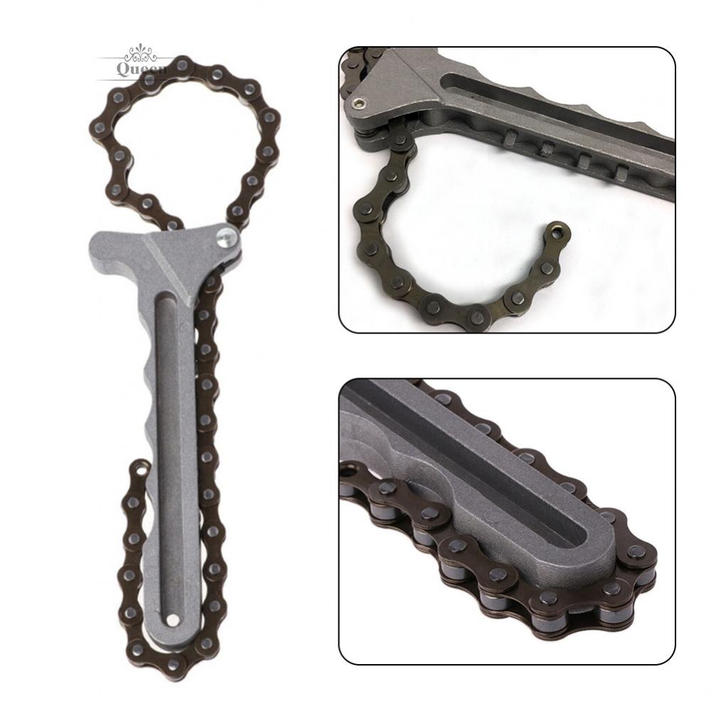 Heavy Duty Steel Car Engine Oil Filter Chain Removal Tool Reliable and ...