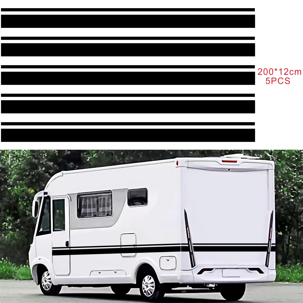 Car Two side RV Stripes Graphics Decals Car Stickers Vinyl Graphics for ...