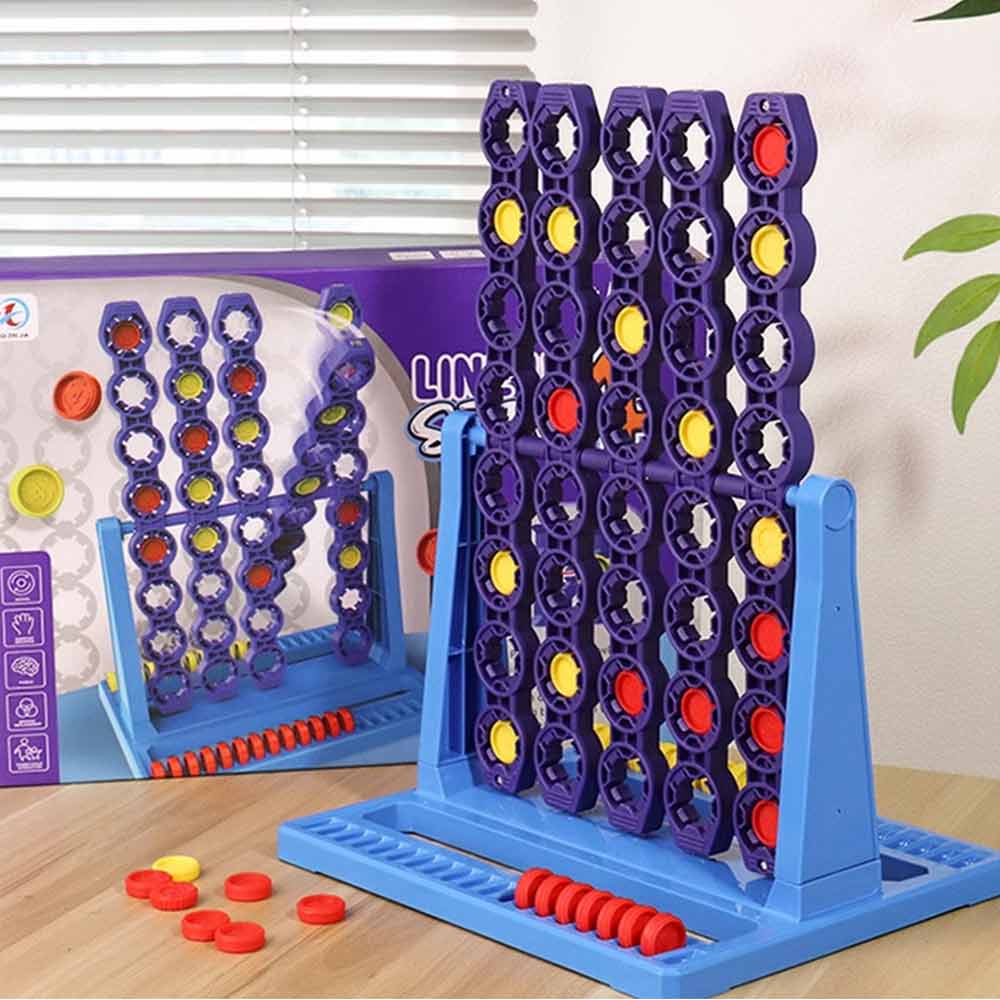 Connect 4 In A Line Board Game Funny Rotating Game Line Up 4 Classic ...
