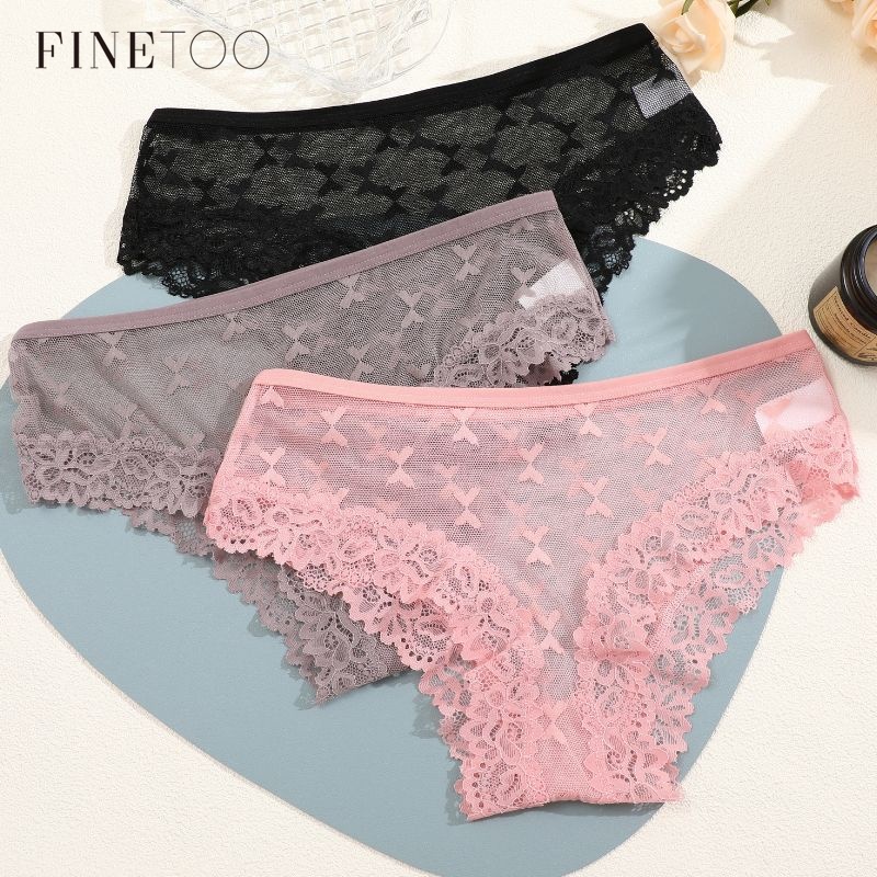 FINETOO Lace Panty for Women Soft Lingerie Comfortable Underwear ...