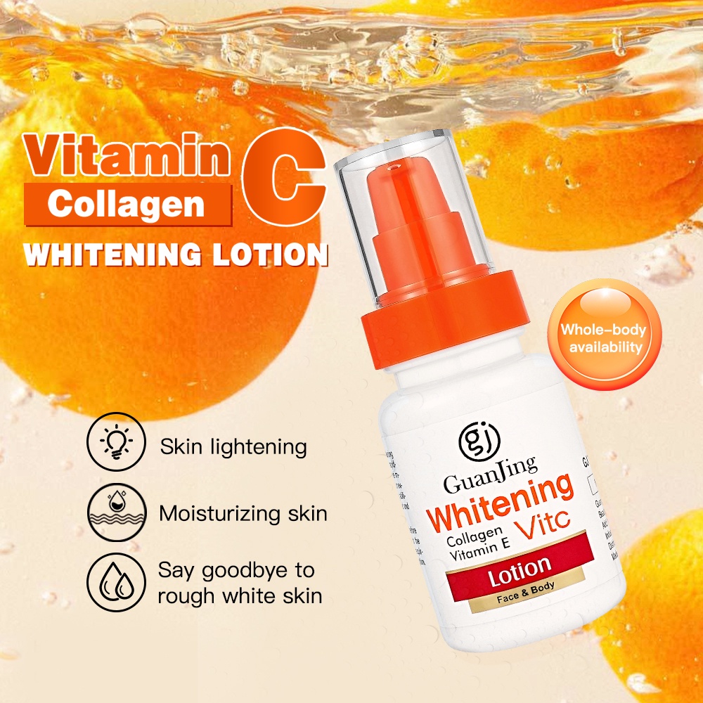 GUANJING Face Lotion Vitamin C Melanin Remover Whitening Skin Care Body ...