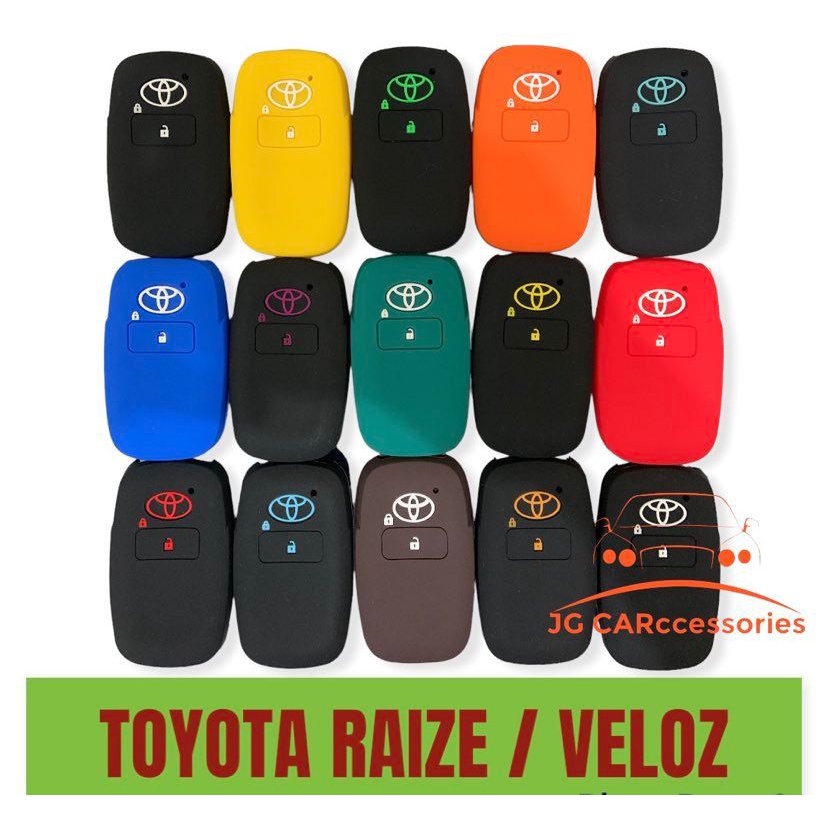 ♟Toyota Raize Avanza / Wigo/ Veloz 2023 Silicone Car Keyless Entry Key ...