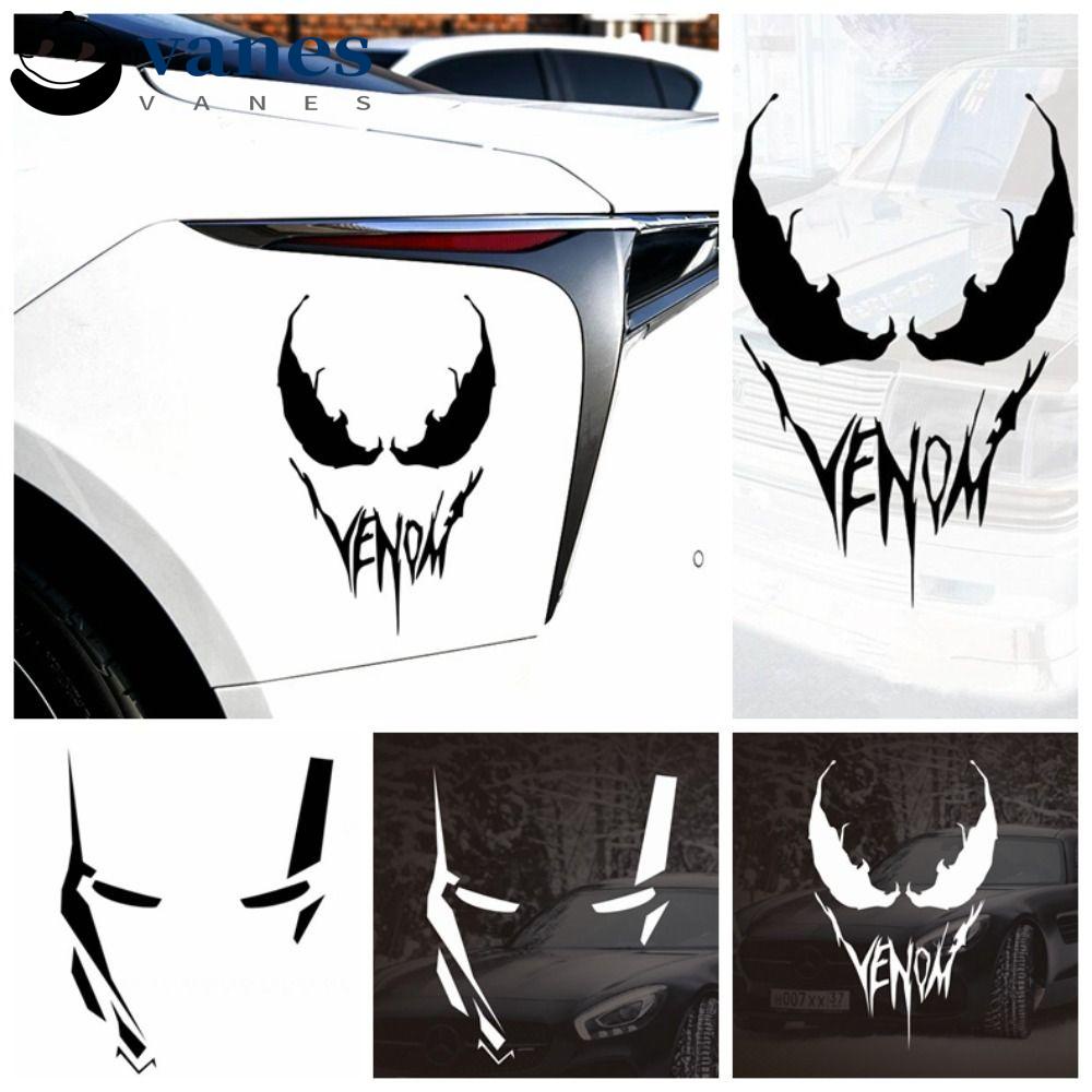 VANES Anime Venom Cool Stickers, PET Venom Reflective Venom Stickers ...