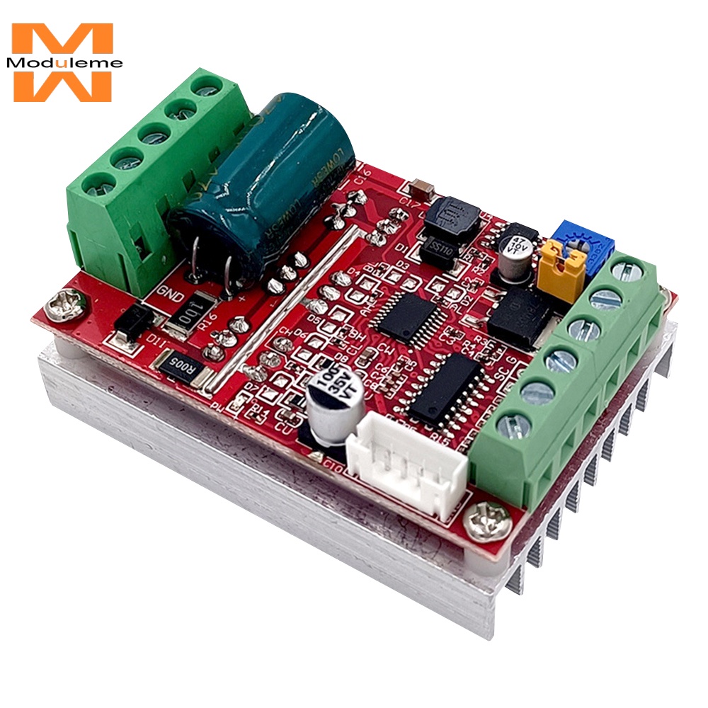 400W 9-60V PWM DC Brushless Electric Motor Speed Controller with Hall BLDC Motor Controller 3 ...
