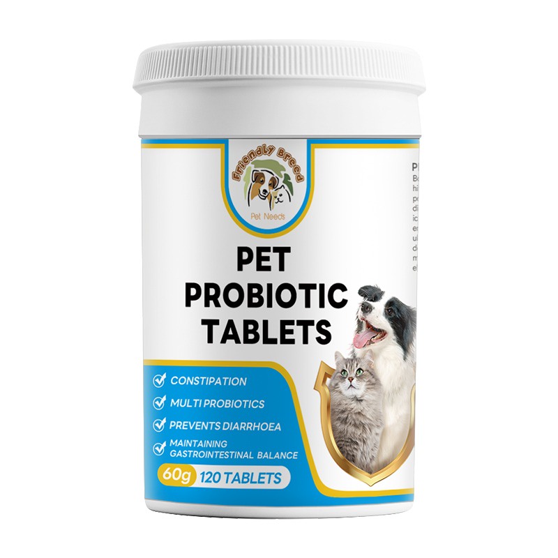 120pcs 11-in-1 Pet Multivitamin for Dog and Cat Probiotic Tablets ...