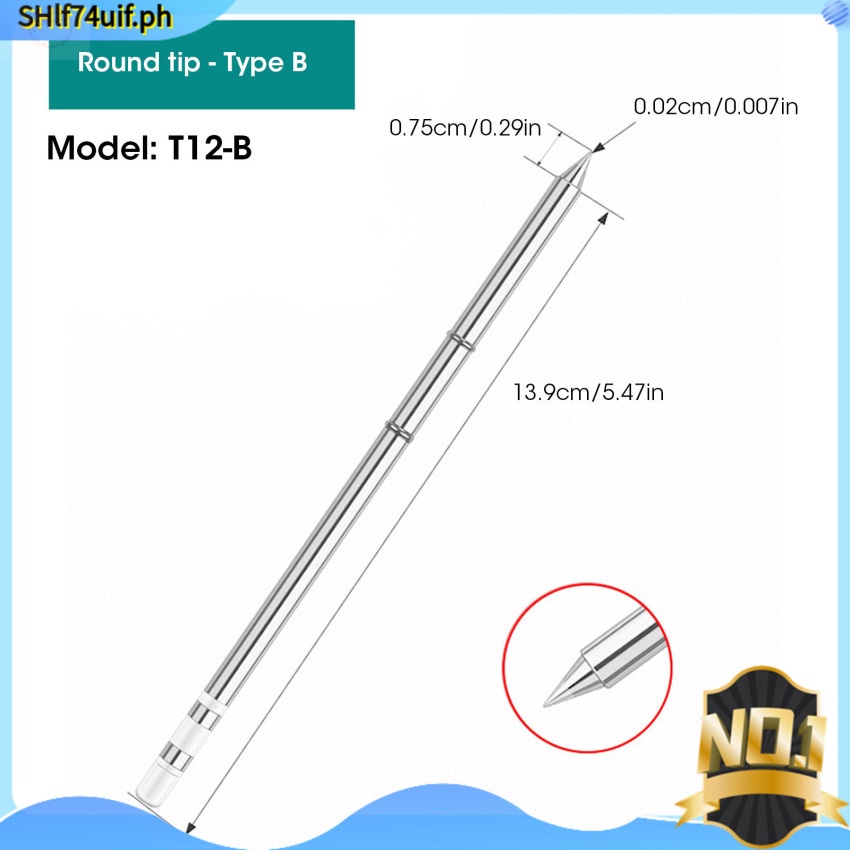 T12 Soldering Solder Iron Tips T12 Series Iron Tip For Hakko FX951 STC ...