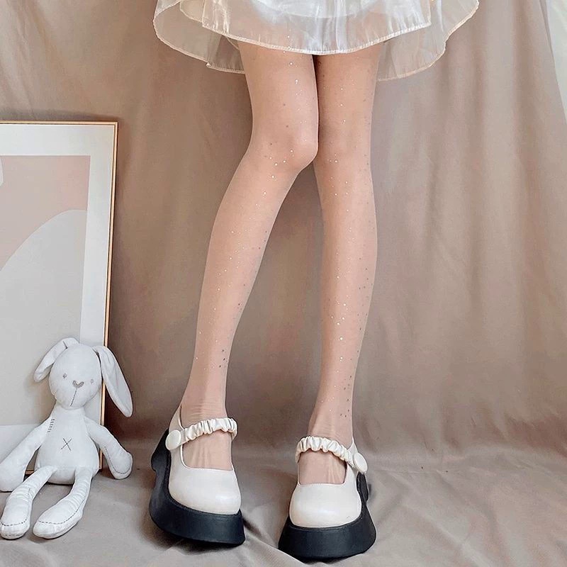Y2K Rhinestone Stockings Women Sexy Bling Diamond Fishnet Black Thin ...