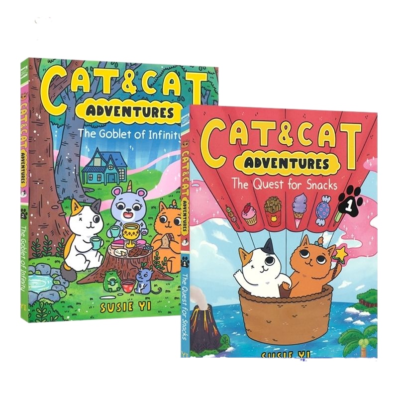 Cat & Cat Adventures 1-2 The Quest for Snacks The Goblet of Infinity ...