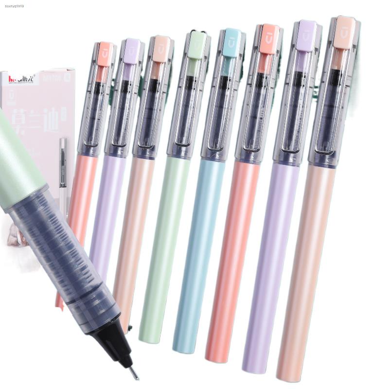 enguang straight liquid ball-point pen black straight liquid pen large ...