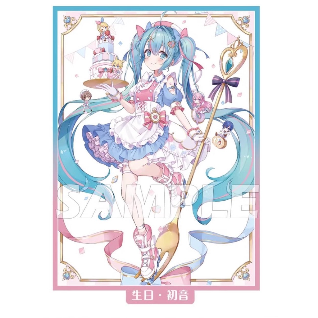 Hatsune Miku Card Sleeves Miku's Birthday Limited Edition Tabletop Game ...