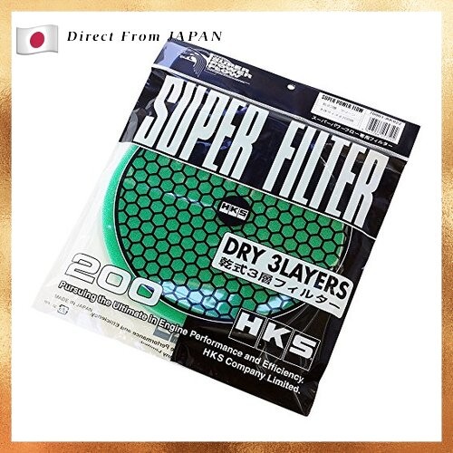 HKS Intake System Parts Super Power Flow Replacement Filter Φ200 Green ...