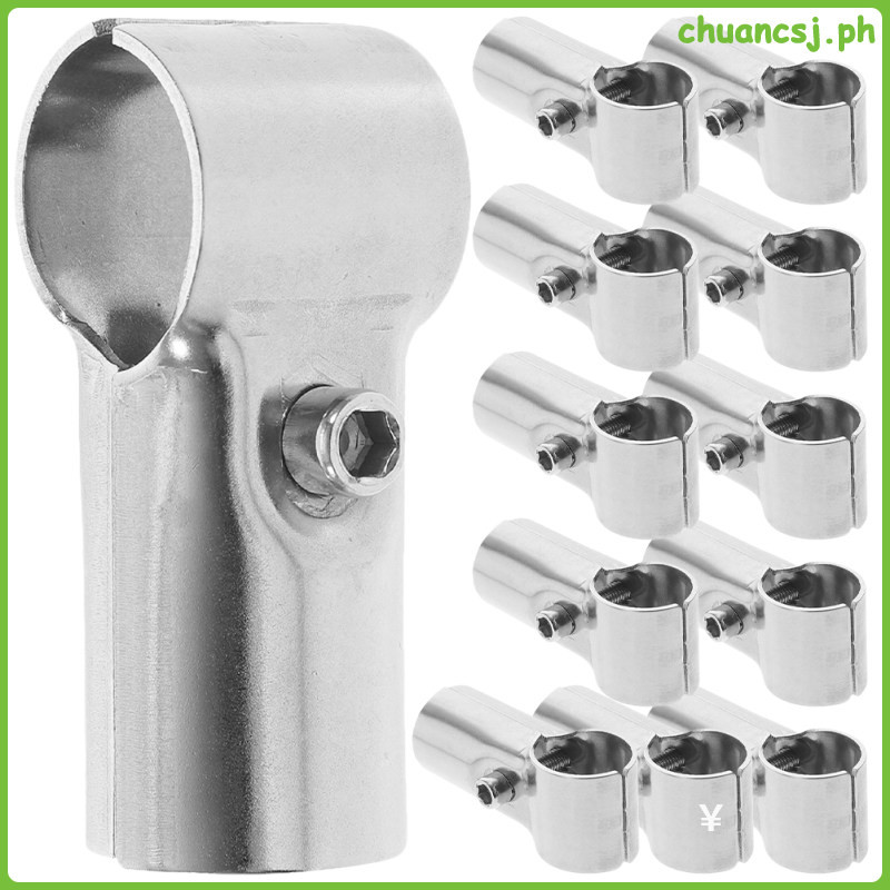 System Railing Round Pipe Fixing Buckles Picket Fence Small Clamps End ...